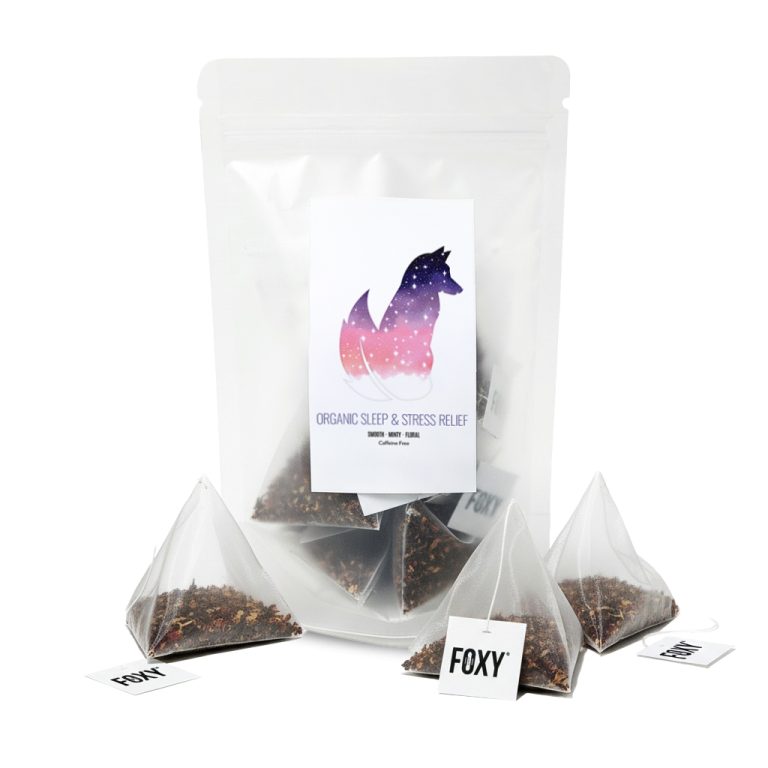 Sleep & Stress Relief Tea | Relaxing Herbal Blend - Foxy Tea®