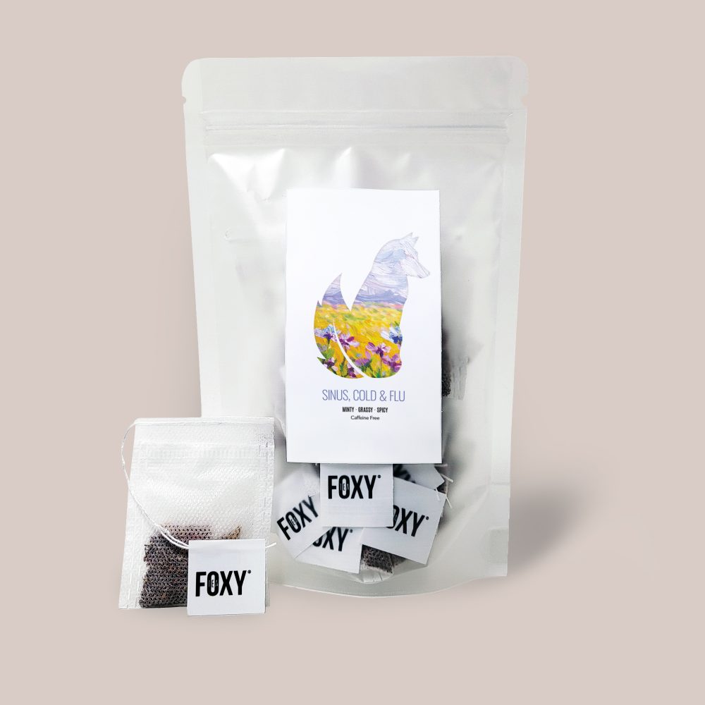Sinus Tea: Cold Relief Tea | Soothing Organic Blend with Foxy Tea