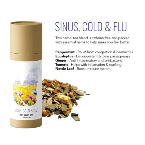 Sinus Tea: Cold Relief Tea | Soothing Organic Blend with Foxy Tea