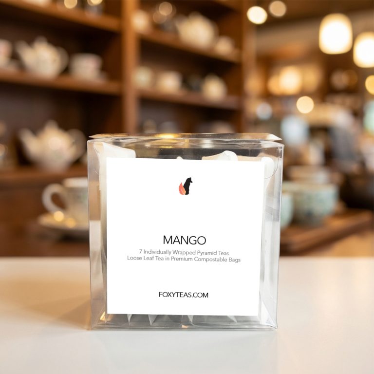 Mango Tea - Tropical Mango Black Tea & Iced Tea | Foxy Teas